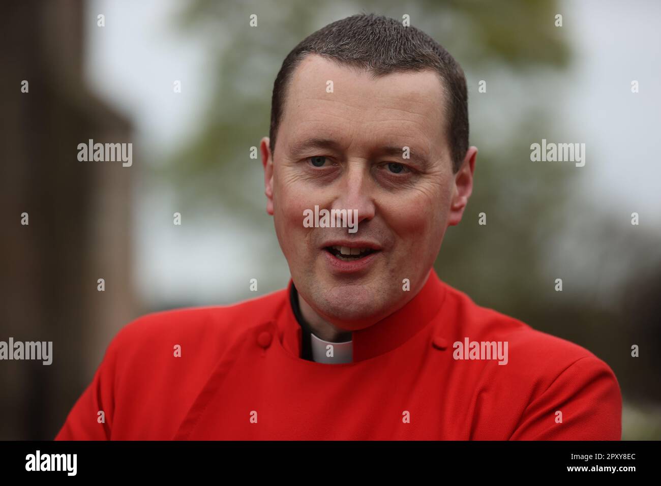 Dean of Armagh, The Very Revd Shane Forster, ahead of a Service of ...