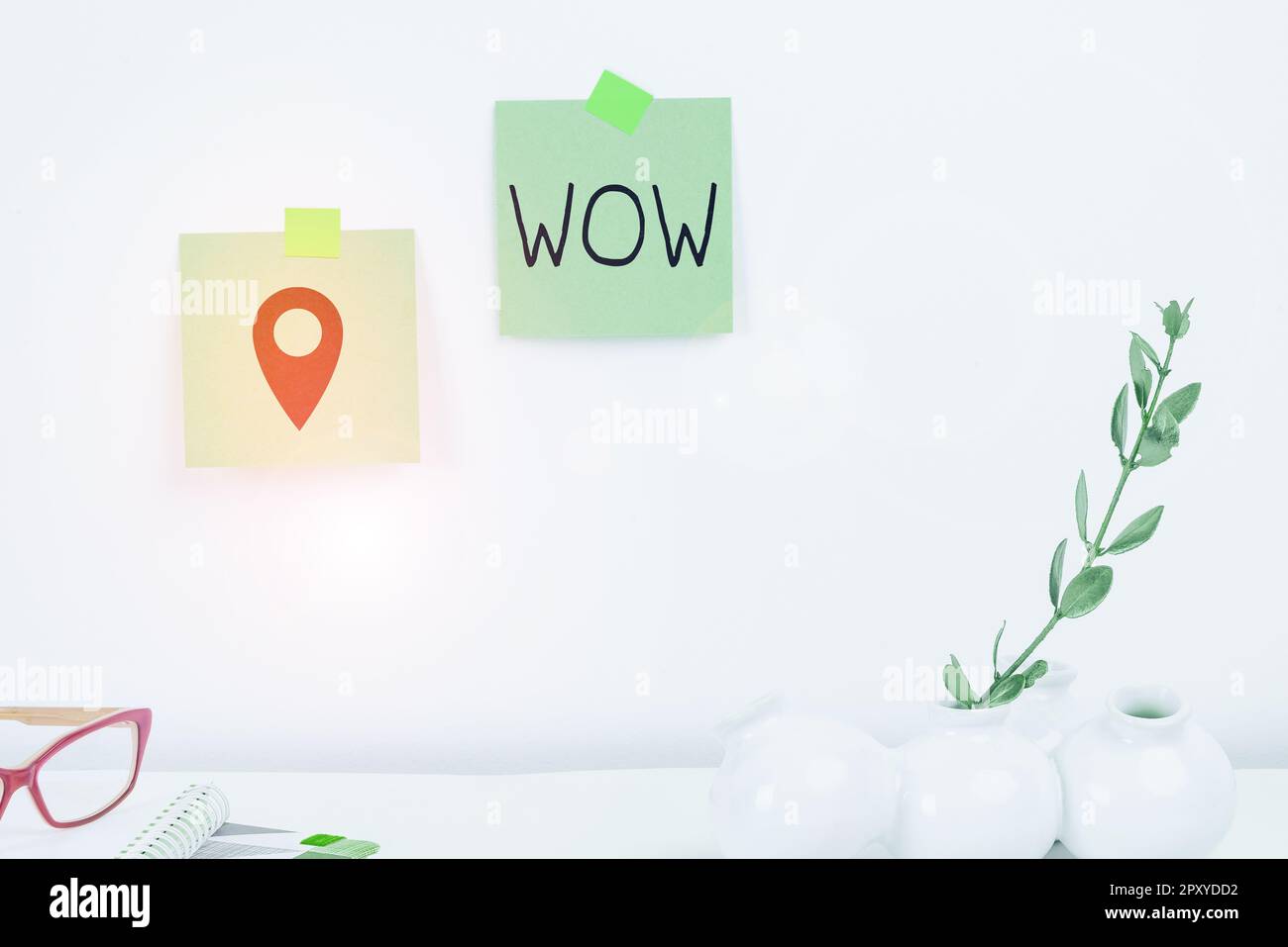 Writing displaying text Wow, Internet Concept Expressing astonishment ...