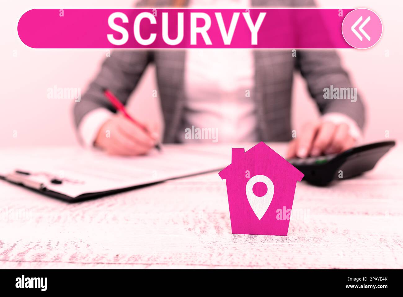 Conceptual display Scurvy, Word Written on disease caused by a lack of ...