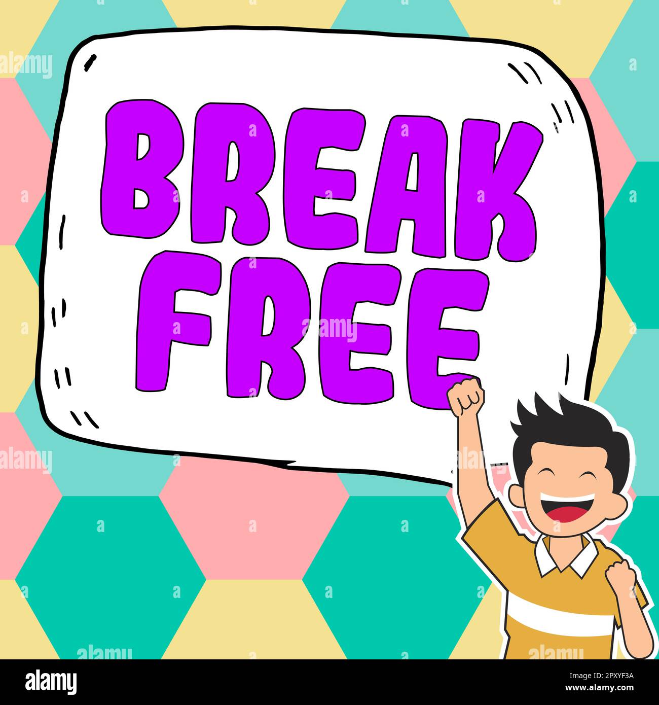 Conceptual display Break Free, Business concept another way of saying ...