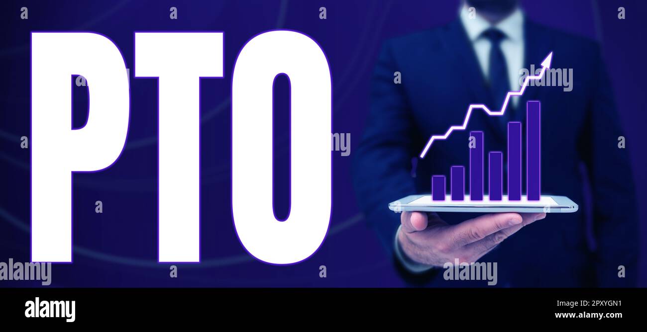 Writing displaying text Pto, Word for Employer grants compensation for ...