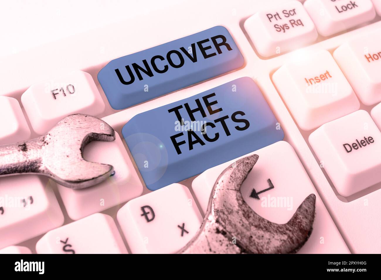 Conceptual display Uncover The Facts, Word for Find the truth and ...