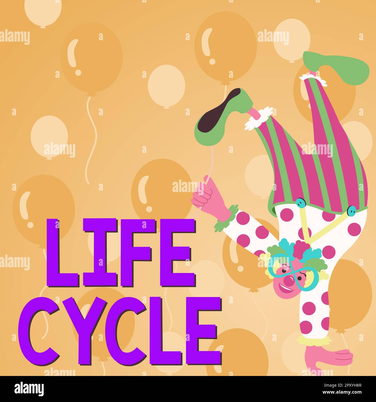 Handwriting text Life Cycle, Business idea the series of changes in the ...