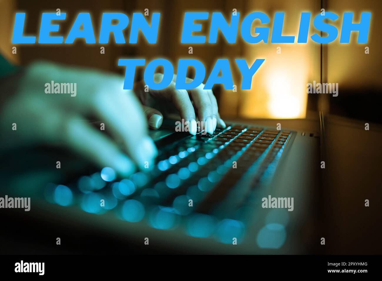 Inspiration showing sign Learn English Today, Word Written on gain or ...