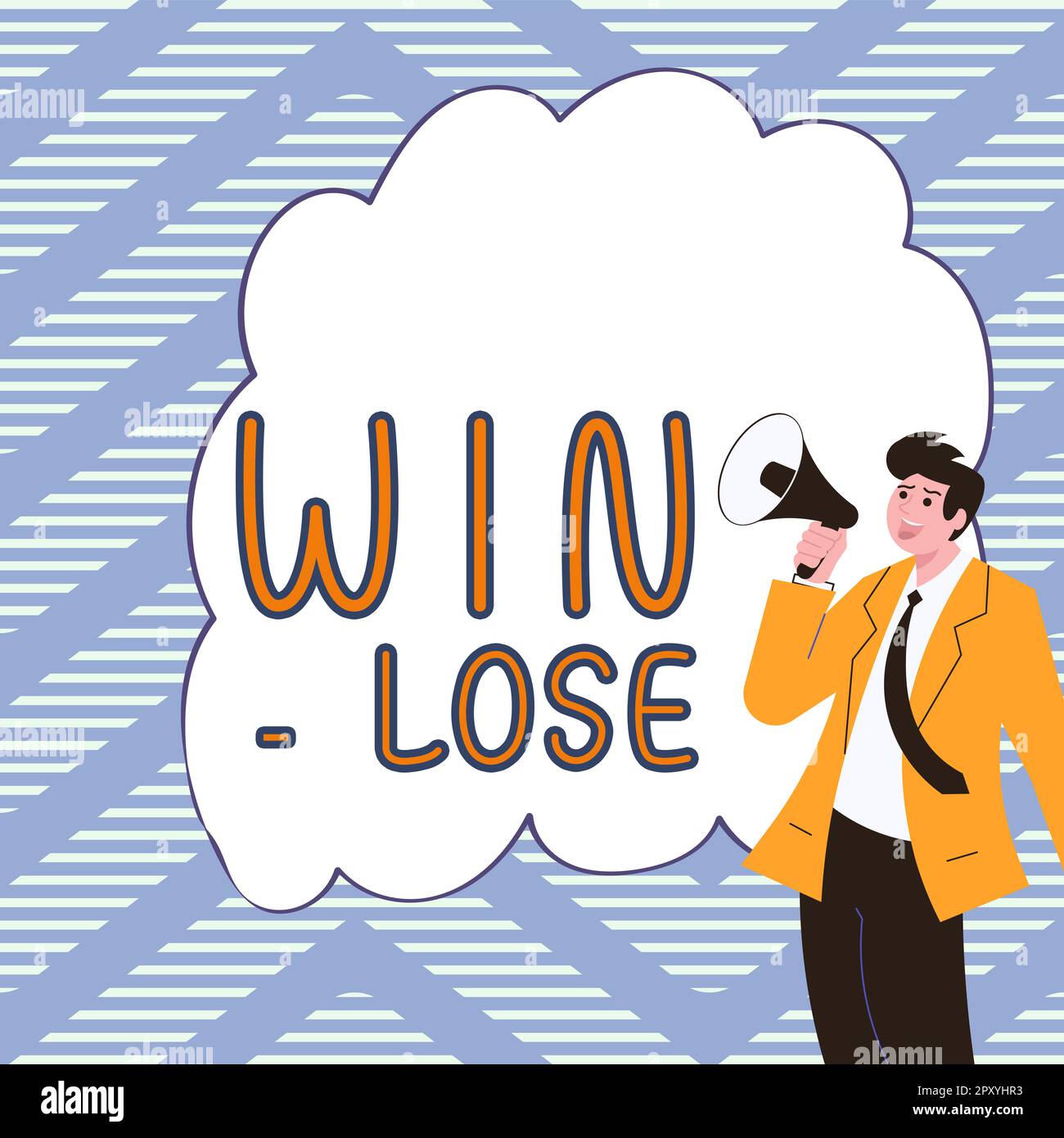 Sign displaying Win Lose, Word Written on the conflict-promoting ...