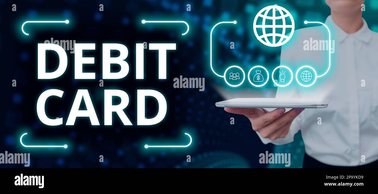 Inspiration showing sign Debit Card, Business showcase card that ...