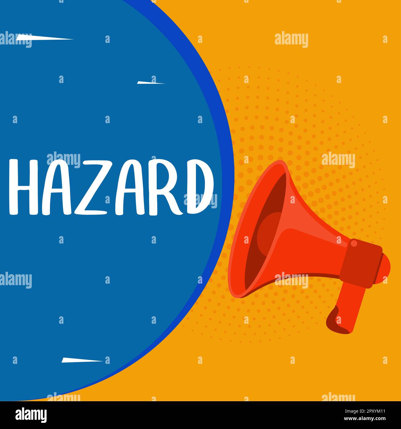 Handwriting text Hazard, Word for account or statement describing the ...