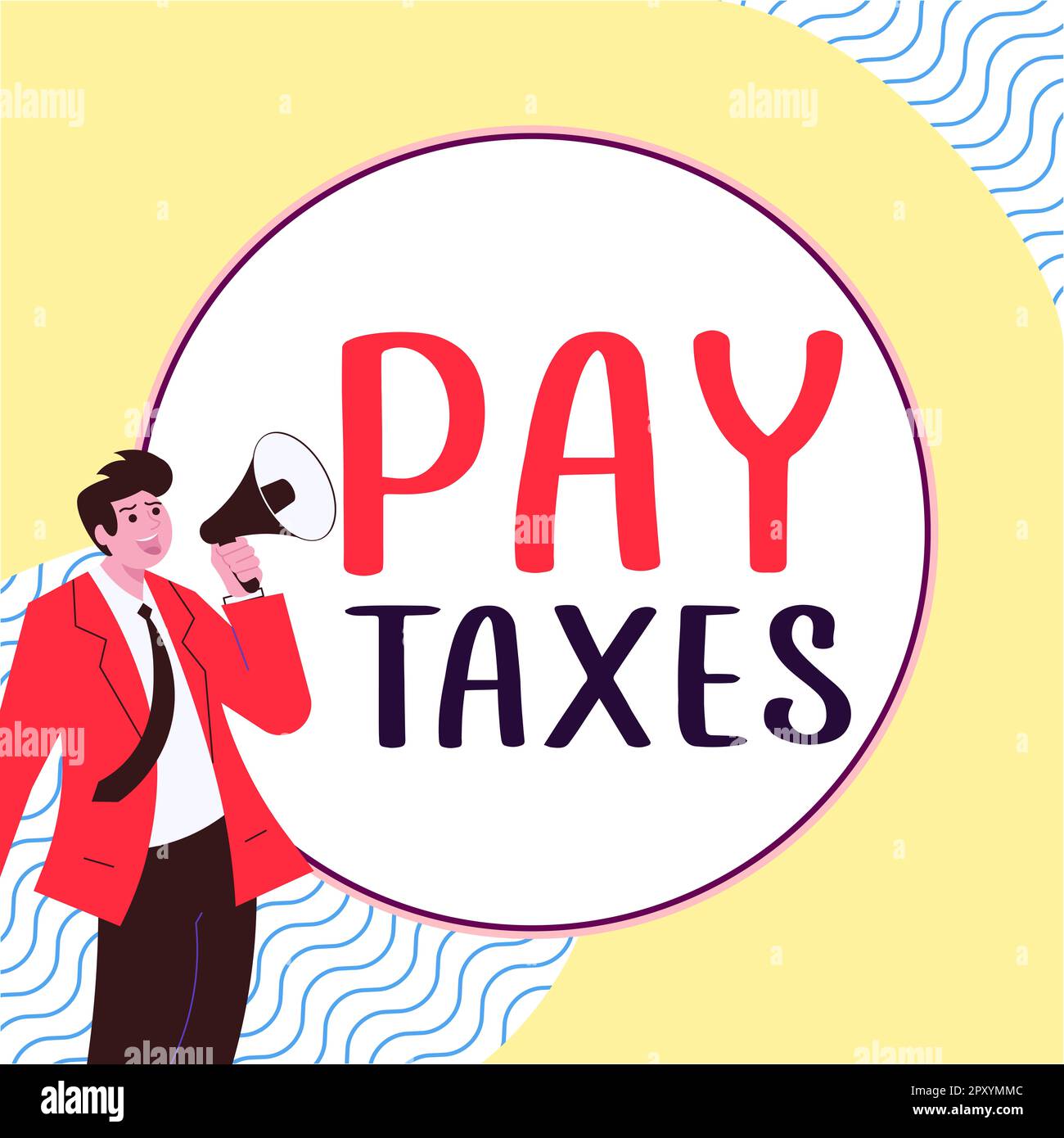 Text showing inspiration Pay Taxes, Business concept processing ...