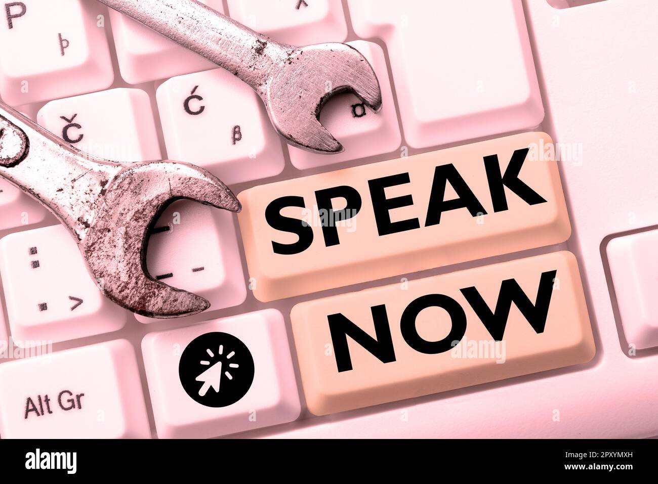 Inspiration showing sign Speak Now, Business approach Communicate to us ...