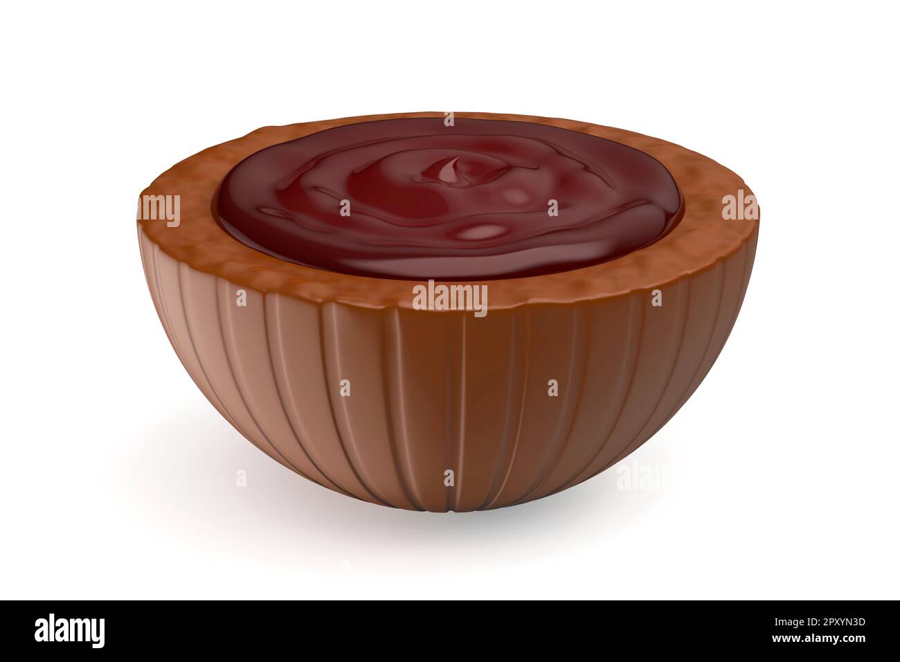 Milk chocolate candy with cherry filling Stock Photo - Alamy