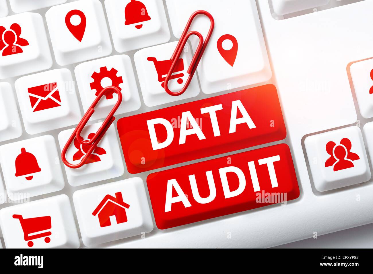 Hand writing sign Data Audit, Business idea auditing of data to assess its quality for a ...