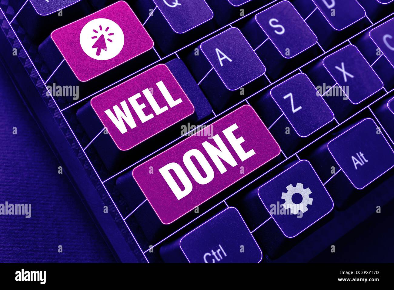 Hand writing sign Well Done, Business idea Peform accurately and ...