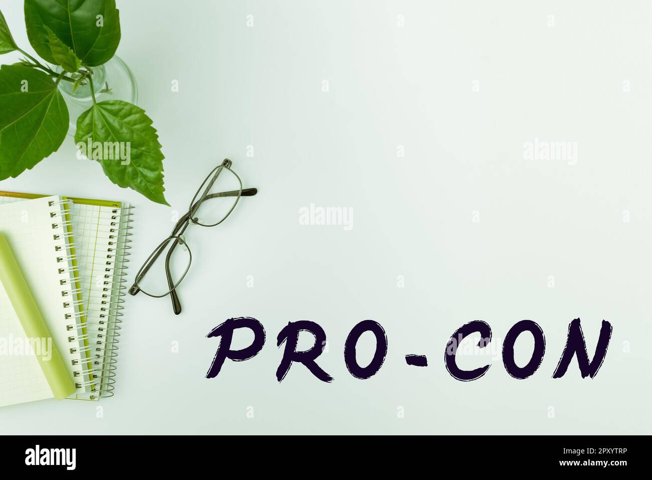 Handwriting text Pro Con, Word for everything its benefits and ...