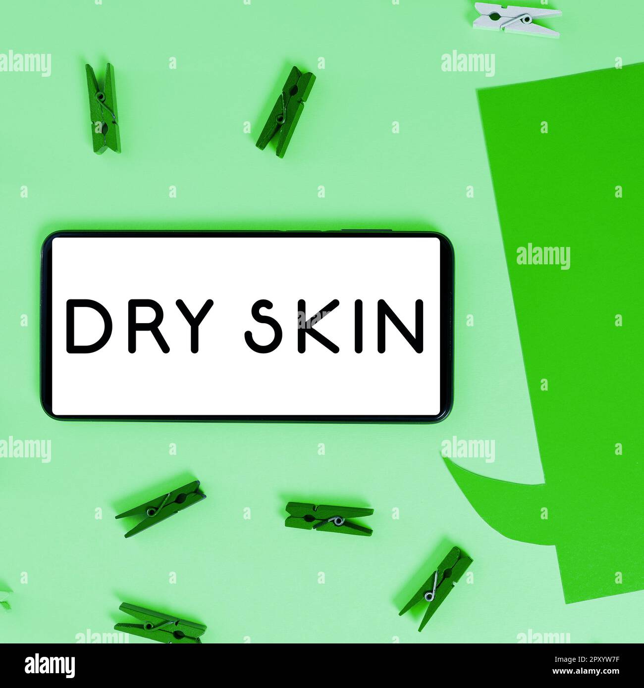 Hand writing sign Dry Skin, Conceptual photo uncomfortable condition ...