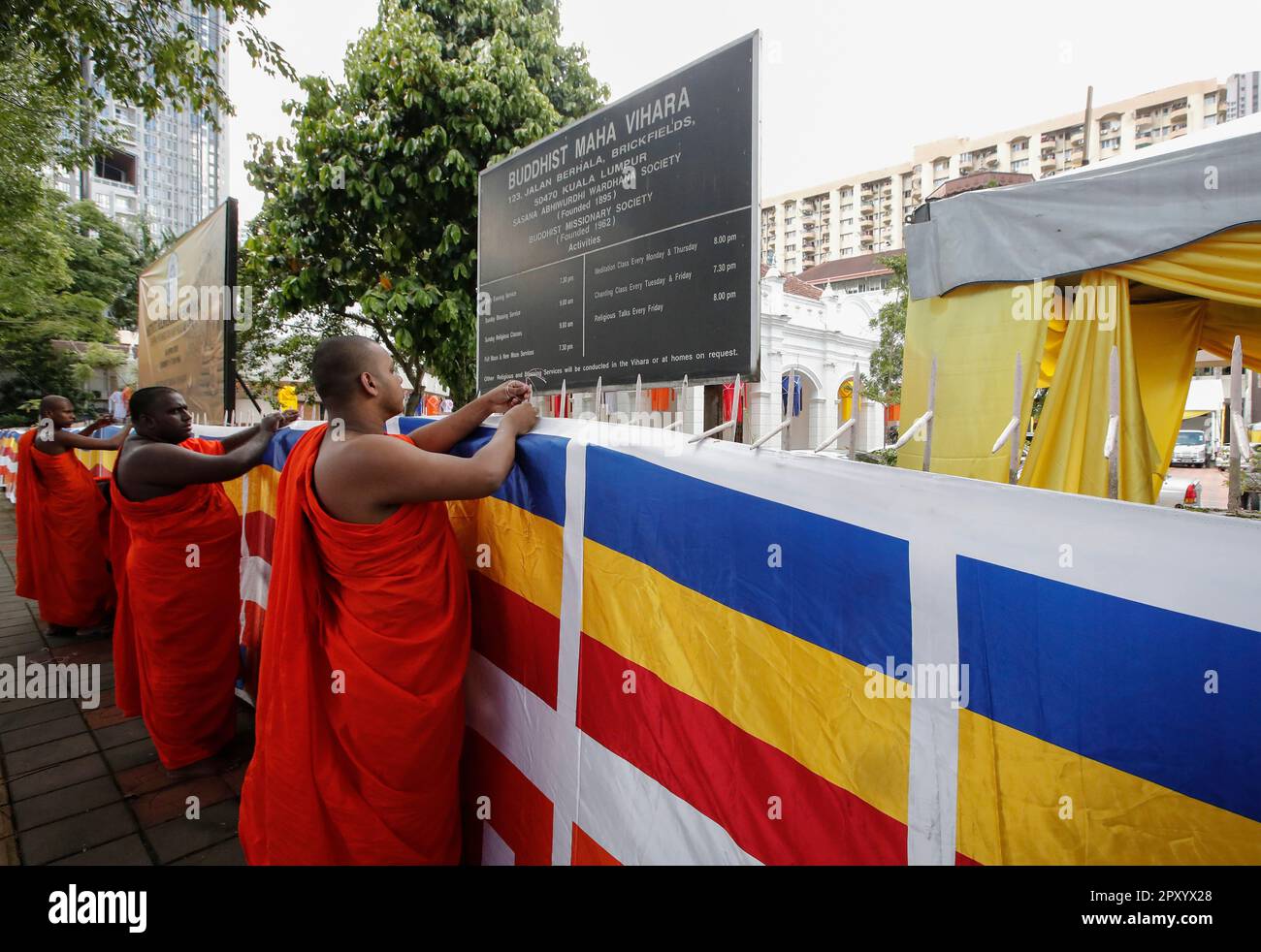 Vesak banner hi-res stock photography and images - Alamy