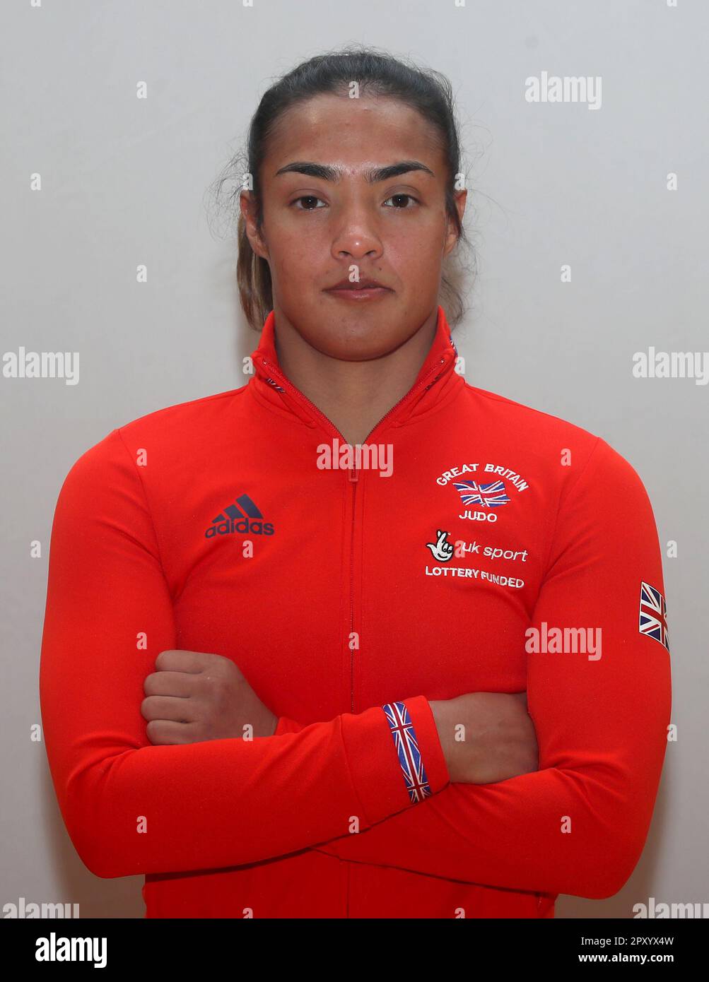 Lele Nairne during a media day at The British Judo National Training ...