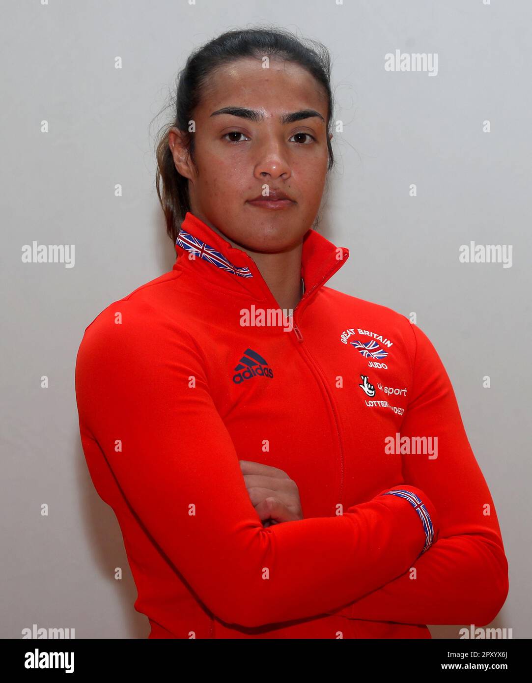 Lele Nairne during a media day at The British Judo National Training ...