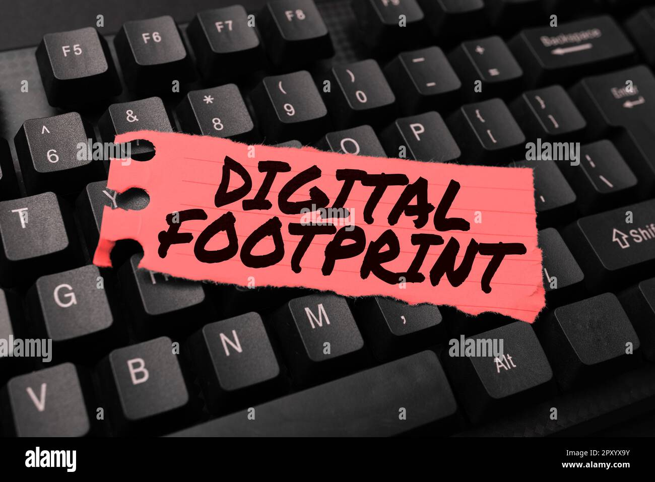Text showing inspiration Digital Footprint, Internet Concept uses ...