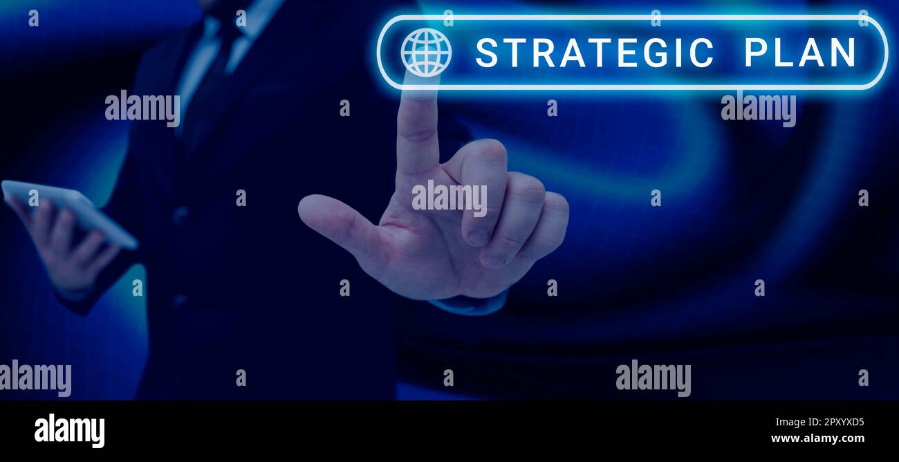 Inspiration showing sign Strategic Plan, Concept meaning A process of ...