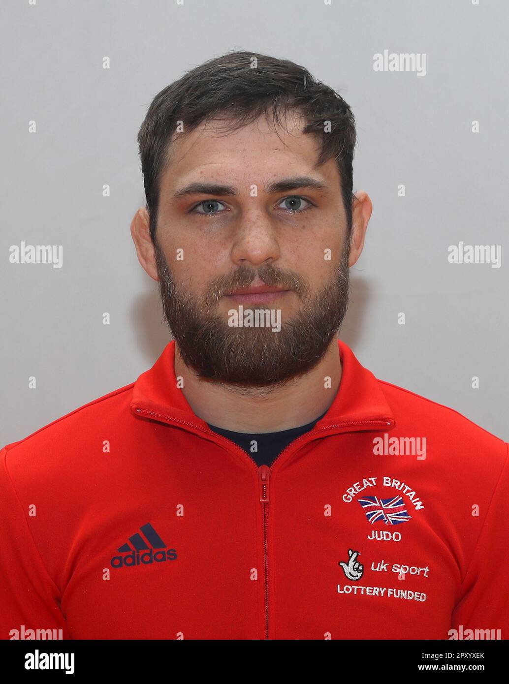 Sam Hall during a media day at The British Judo National Training ...