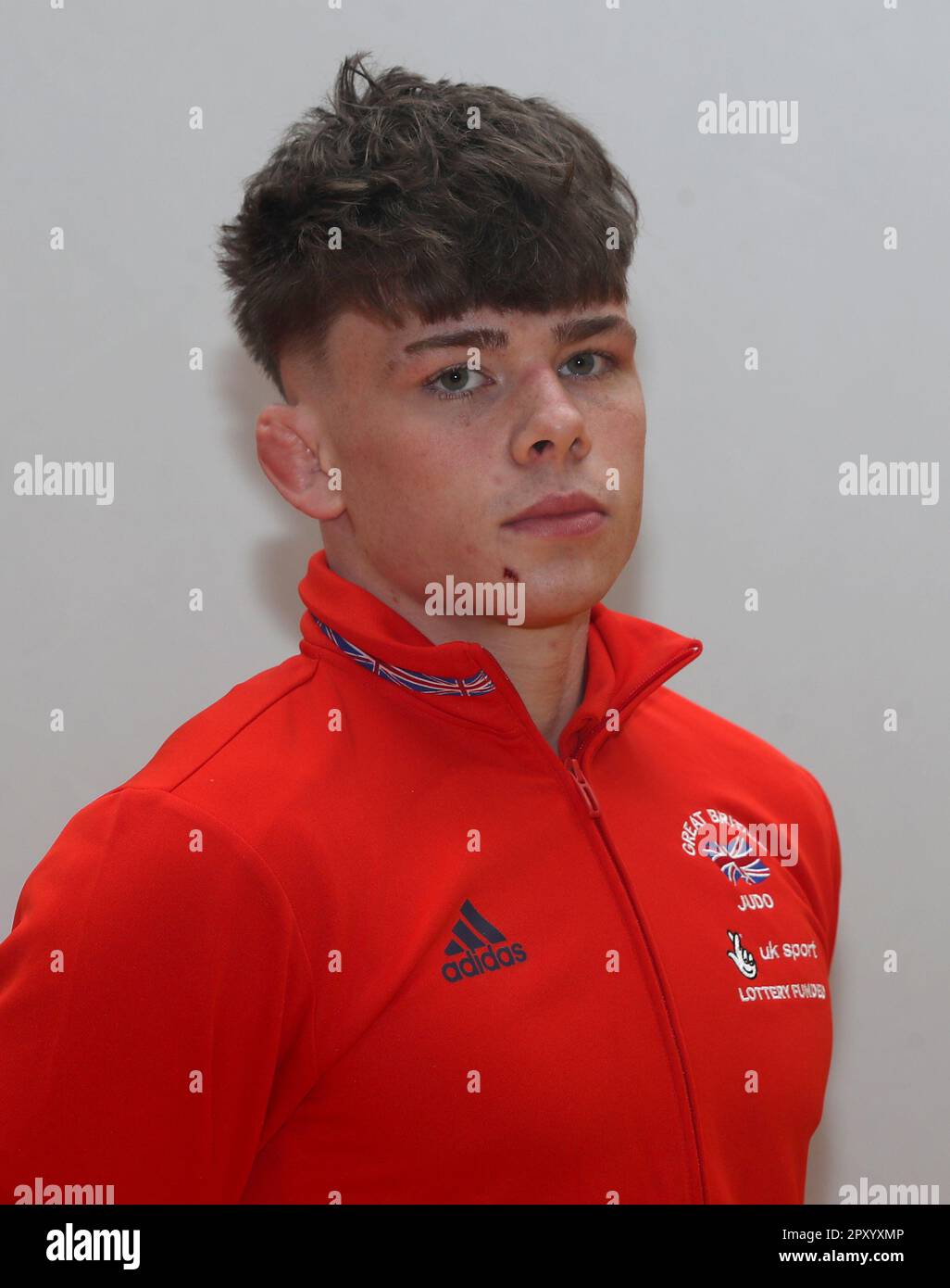 Charlie Young during a media day at The British Judo National Training ...