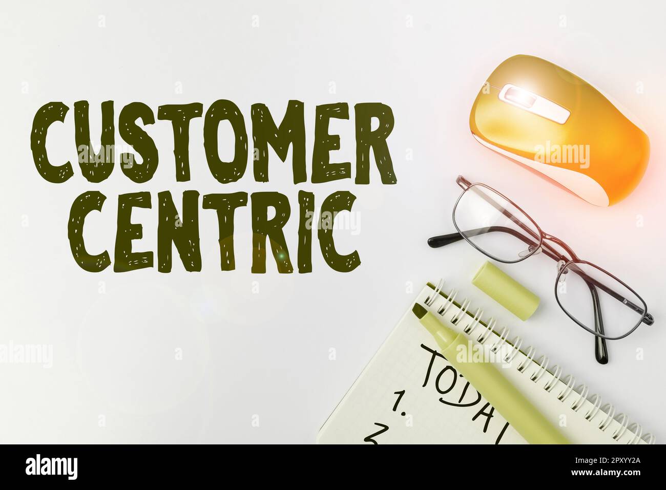 Inspiration showing sign Customer Centric, Business concept process of ...