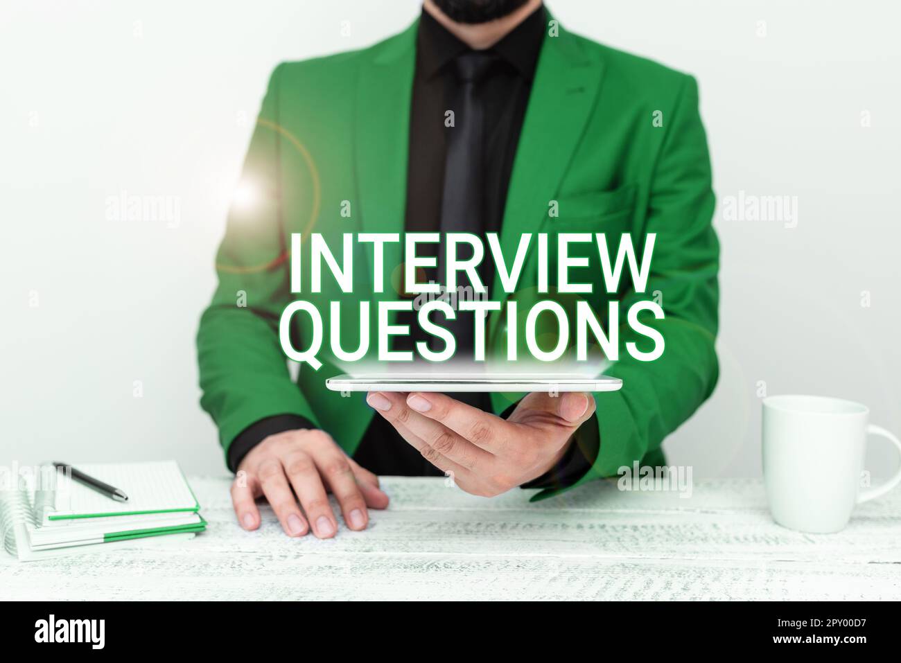 Hand writing sign Interview Questions, Word Written on Typical topic ...
