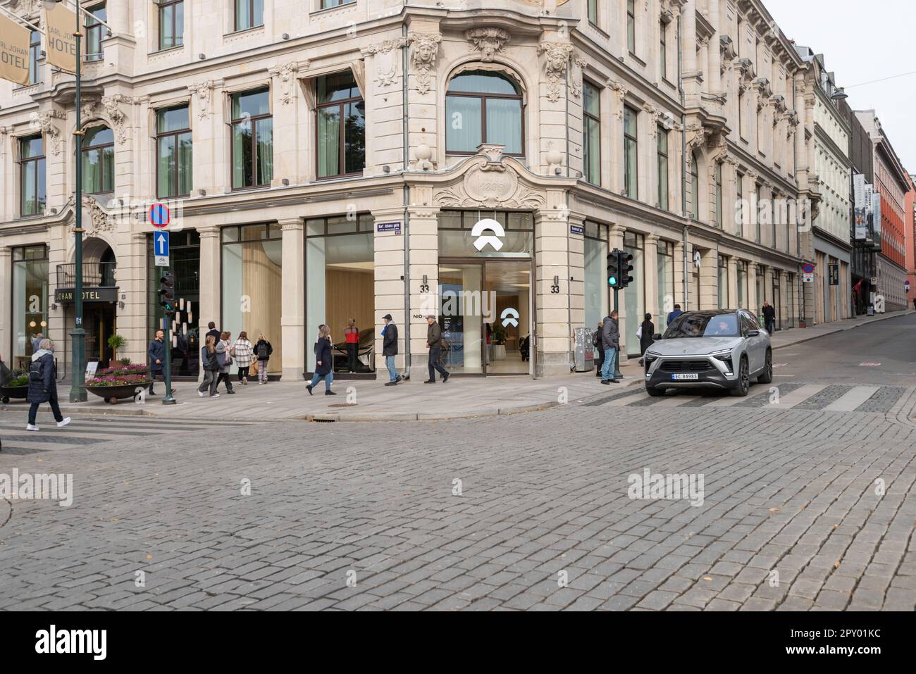 Oslo, Norway - October 13 2021: Exterior of NIO House in Oslo Stock ...
