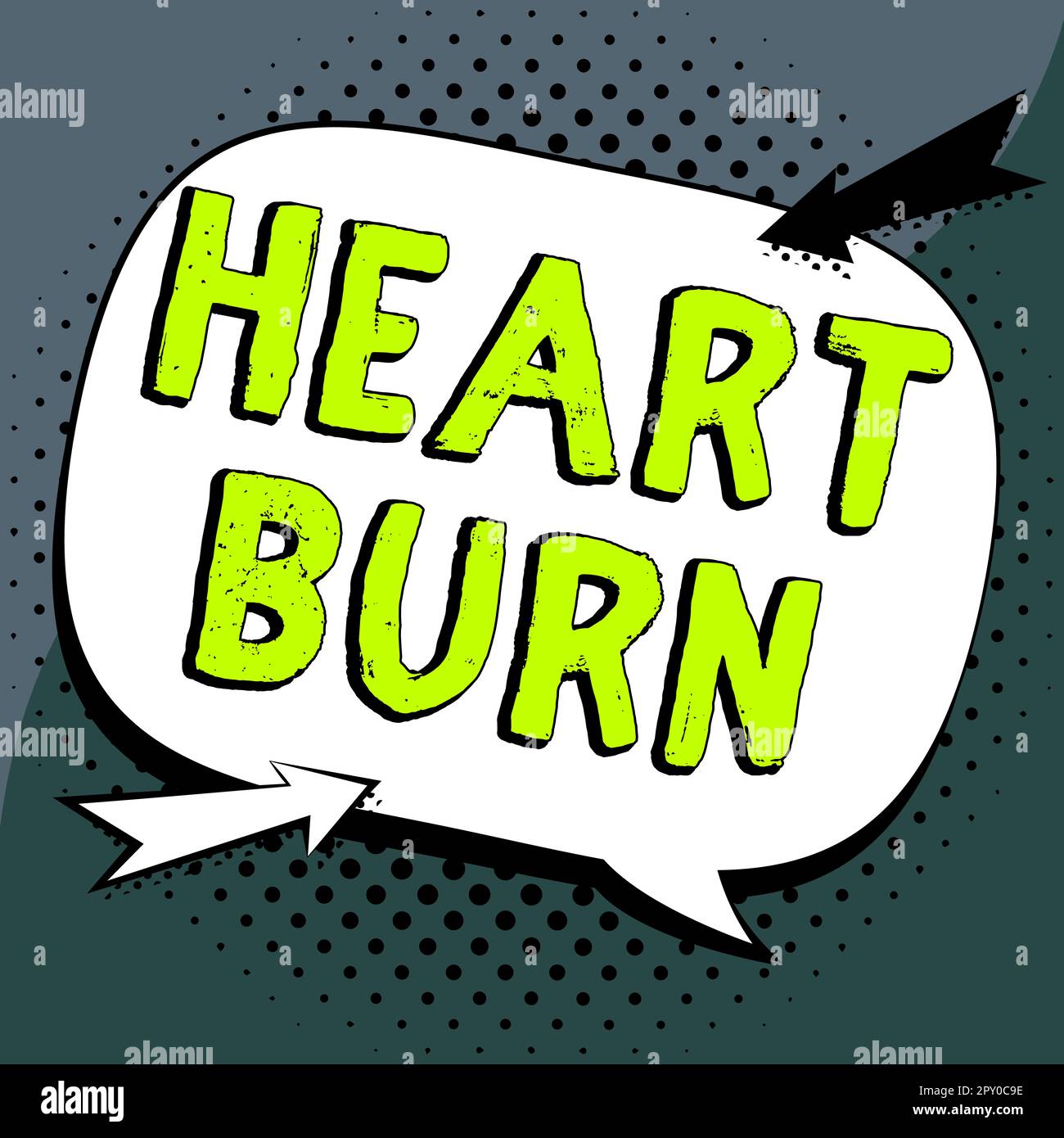 Hand writing sign Heart Burn, Word Written on a burning sensation or ...