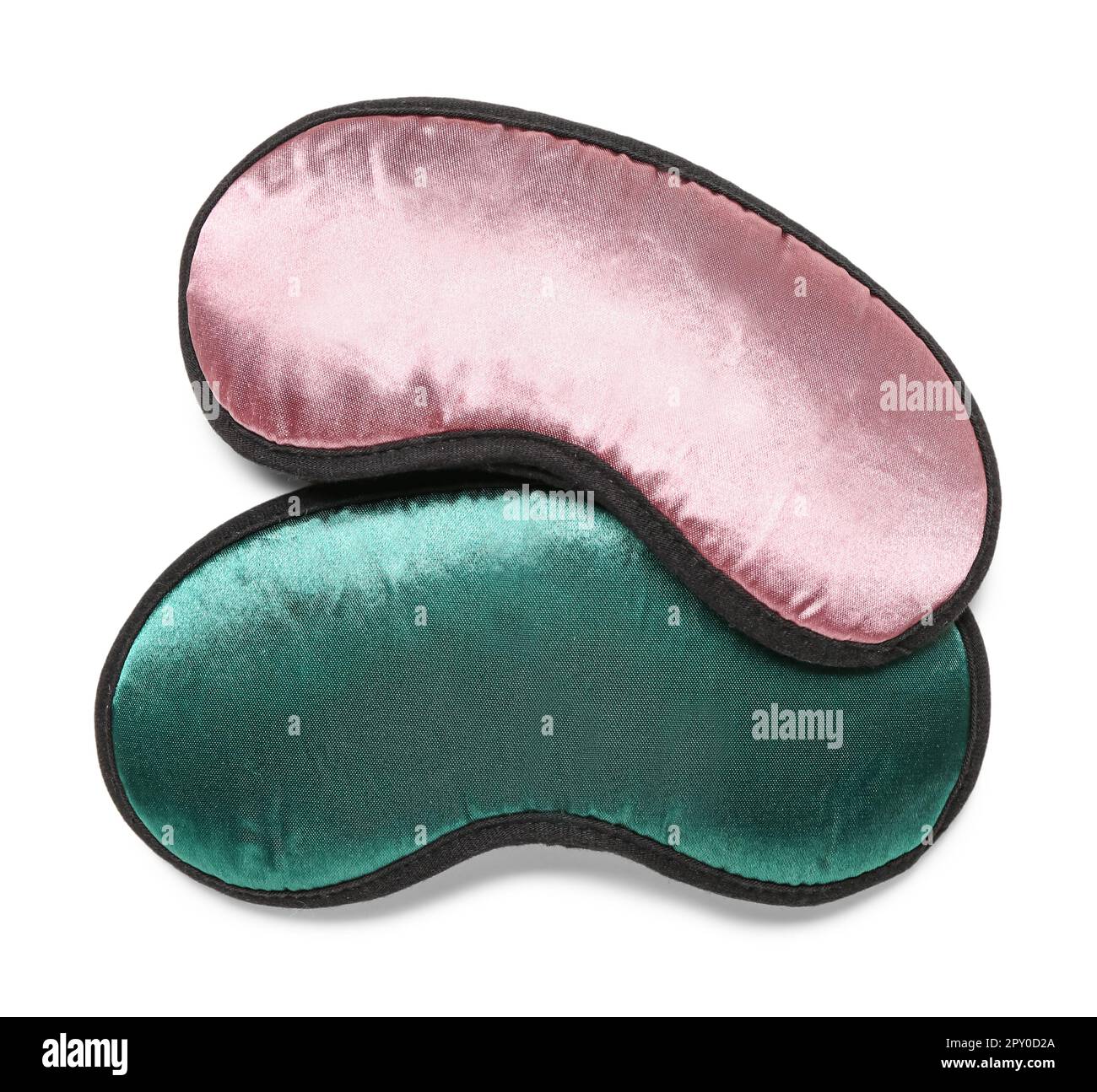 Sleep masks isolated on white background Stock Photo - Alamy
