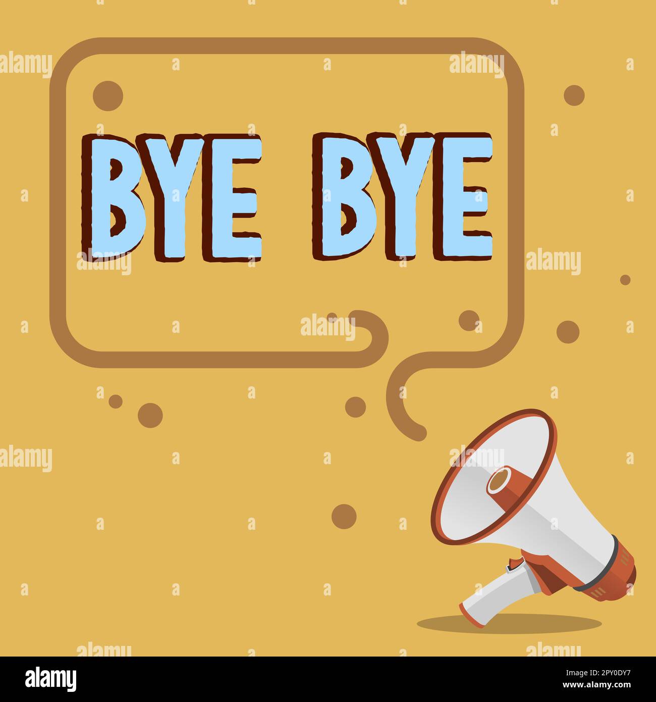 Text caption presenting Bye Bye, Business concept Greeting for leaving ...