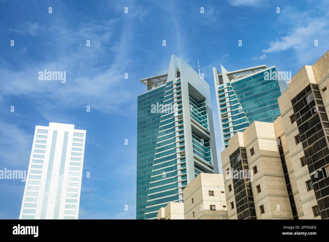 Modern buildings in the city center of Riyadh, Saudi Arabia Stock Photo ...