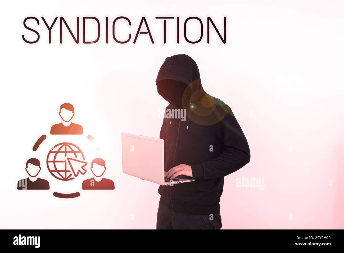 Inspiration showing sign Syndication, Concept meaning the transfer of ...