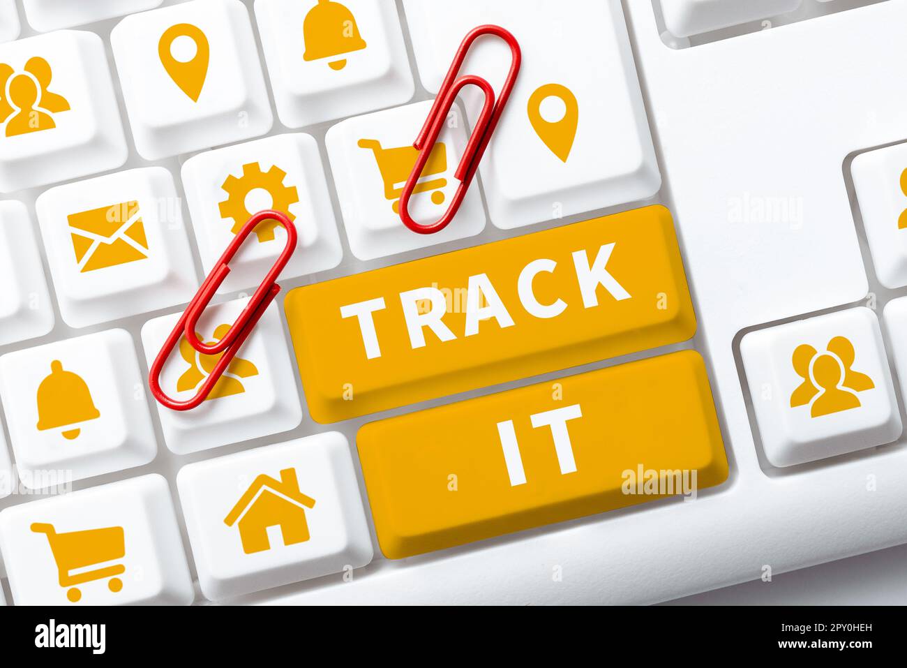 Hand writing sign Track It, Business approach term used to convey ...