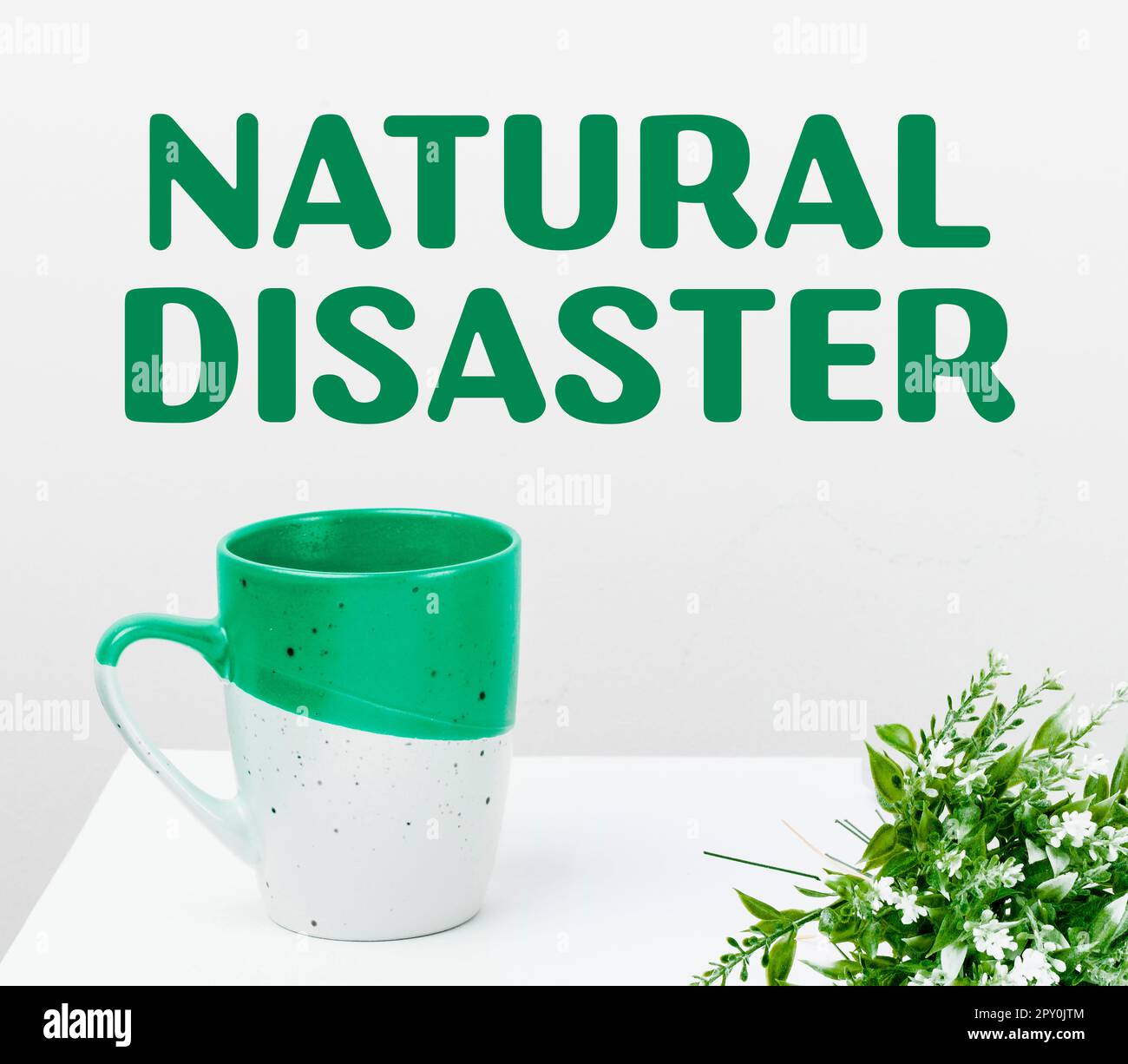 Conceptual display Natural Disaster, Business concept occurring in the ...