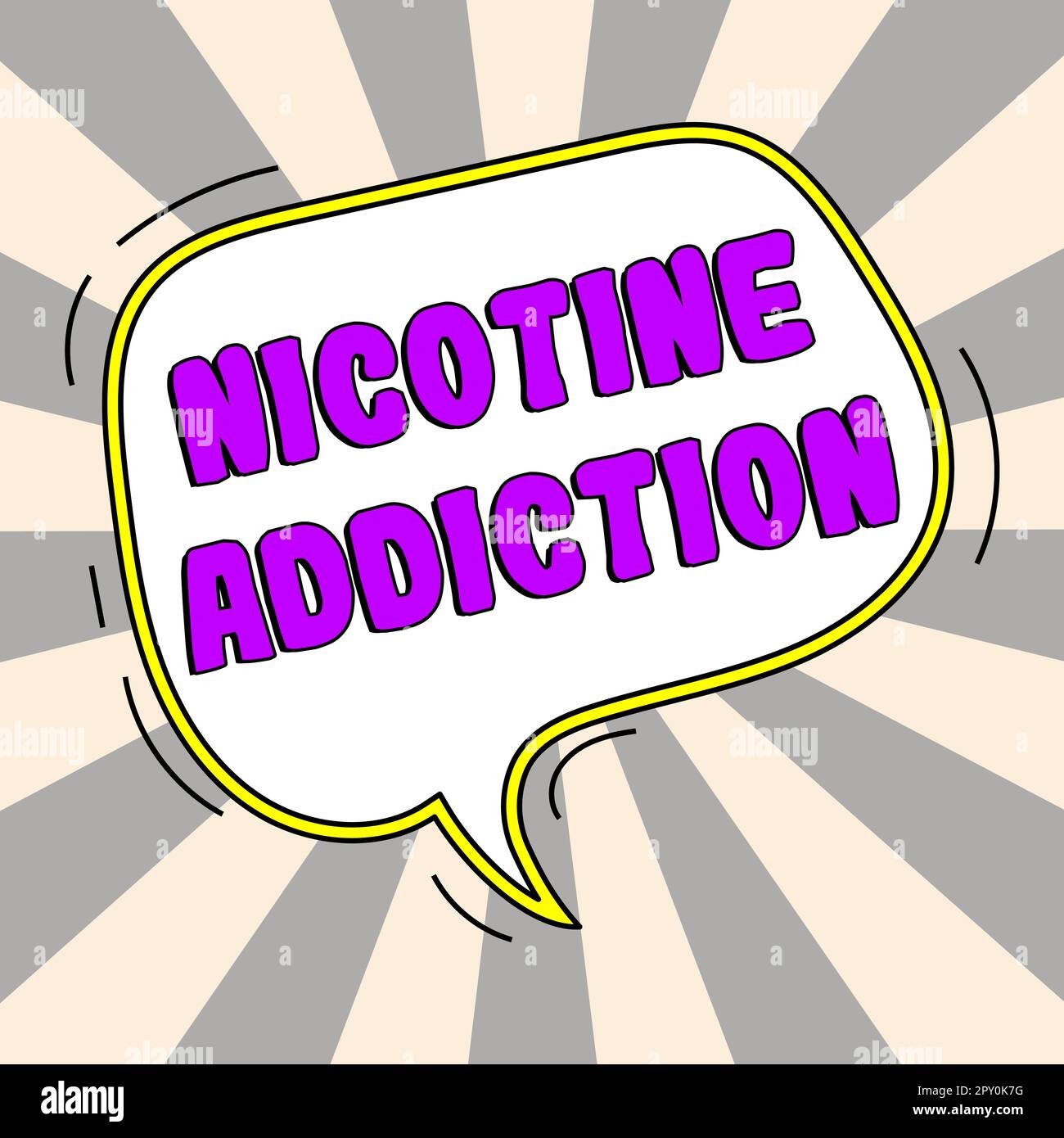 Inspiration showing sign Nicotine Addiction, Business concept condition ...