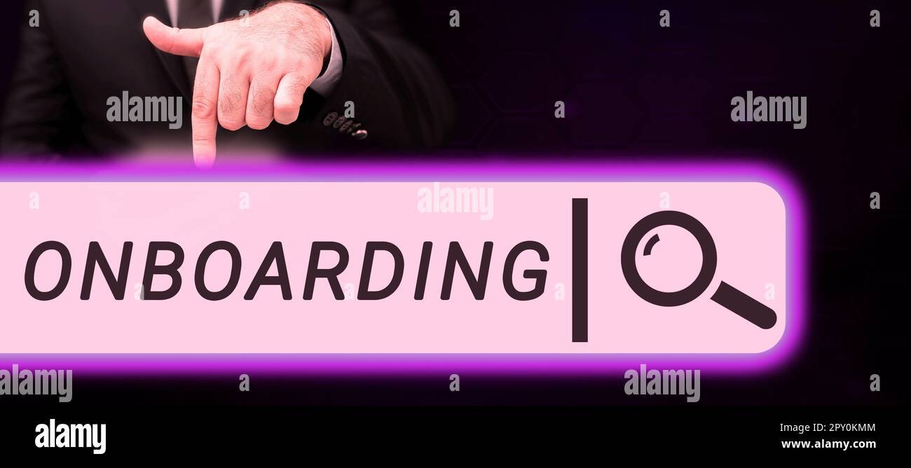 Hand writing sign Onboarding, Business approach Action Process of ...