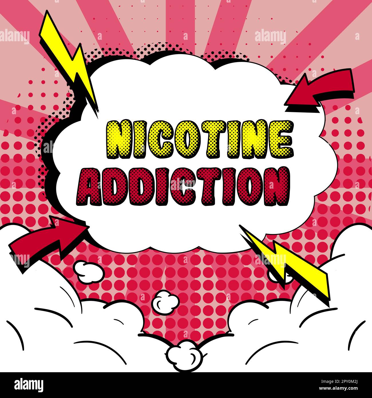Inspiration showing sign Nicotine Addiction, Conceptual photo condition ...