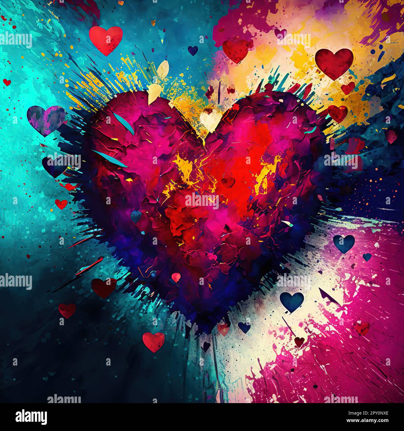 Pulsating hues hi-res stock photography and images - Alamy