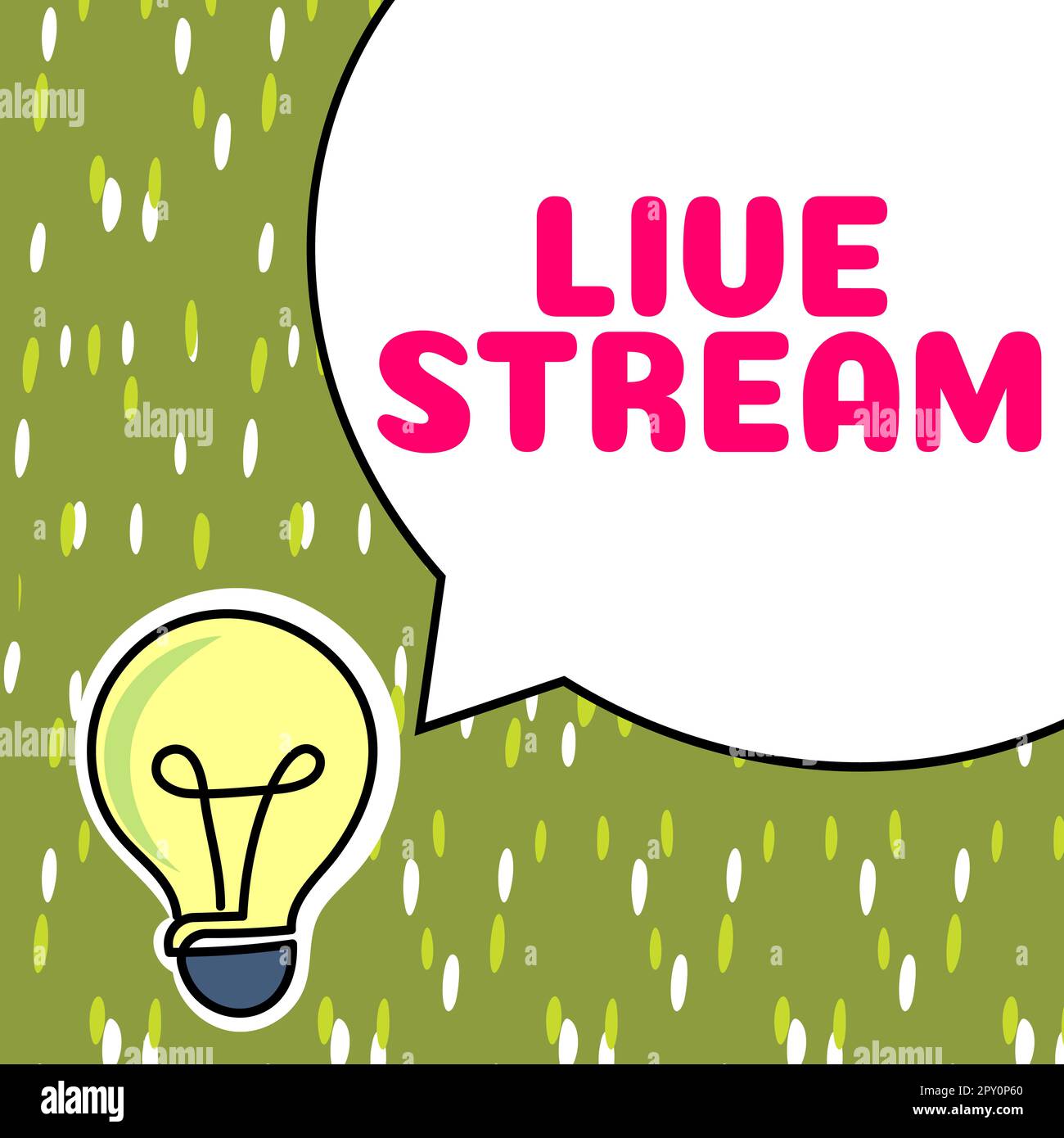 Text showing inspiration Live Stream, Business approach transmit or ...