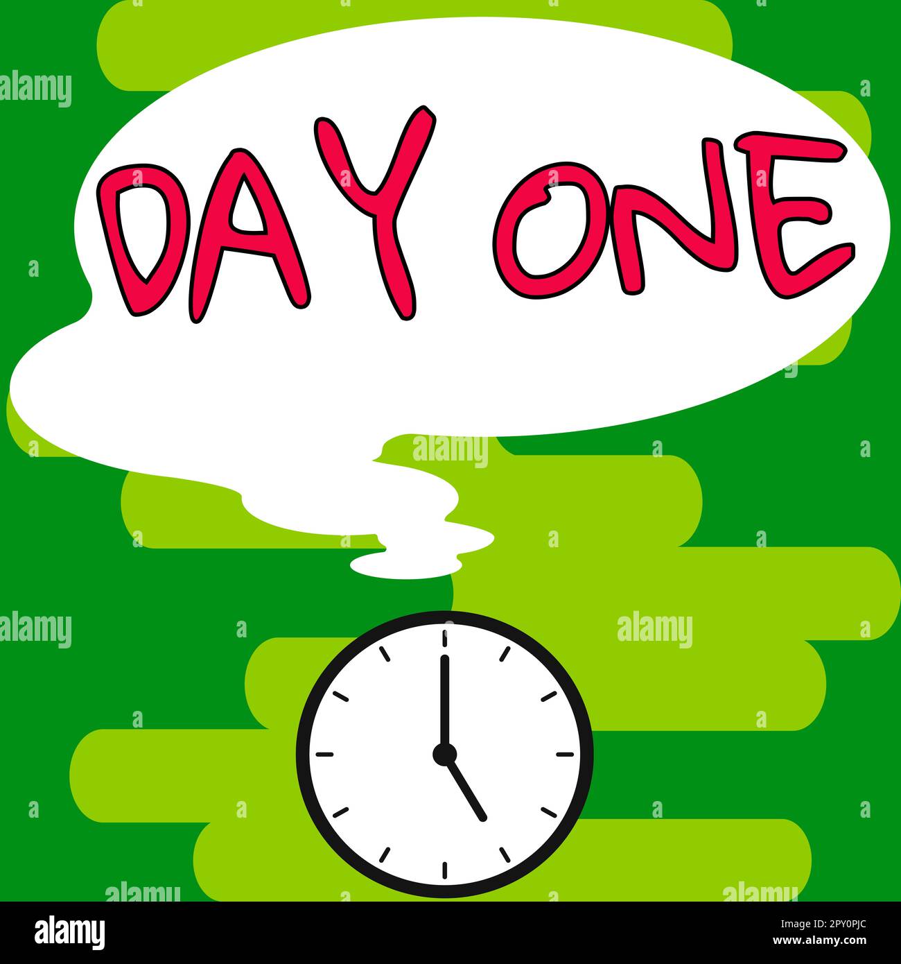 Inspiration showing sign Day One, Business concept Start moment First ...