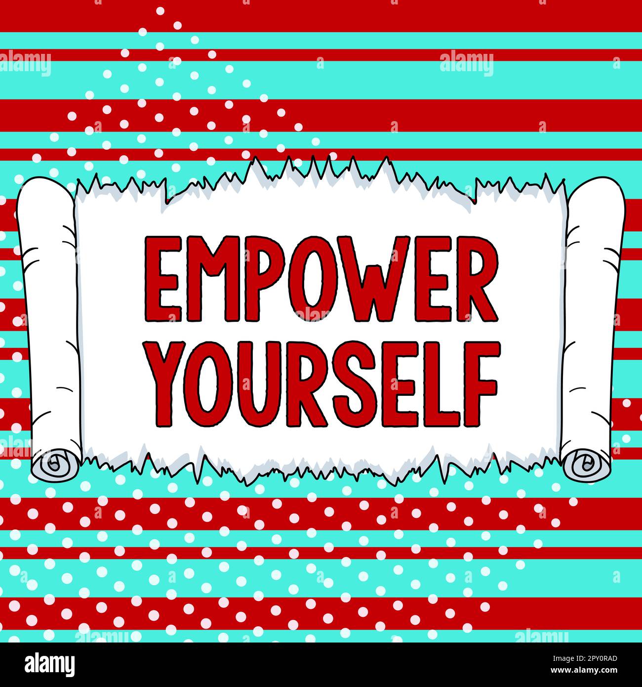Conceptual caption Empower Yourself, Concept meaning taking control of ... Conceptual caption Empower Yourself, Concept meaning taking control of ...