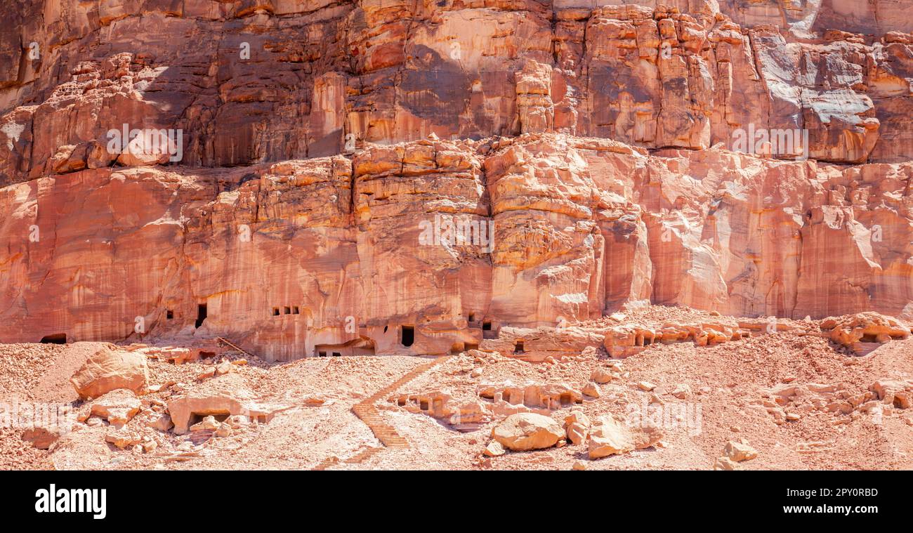 Ancient tombs of Dadan the capital of Lihyan kingdom, Al Ula, Saudi ...