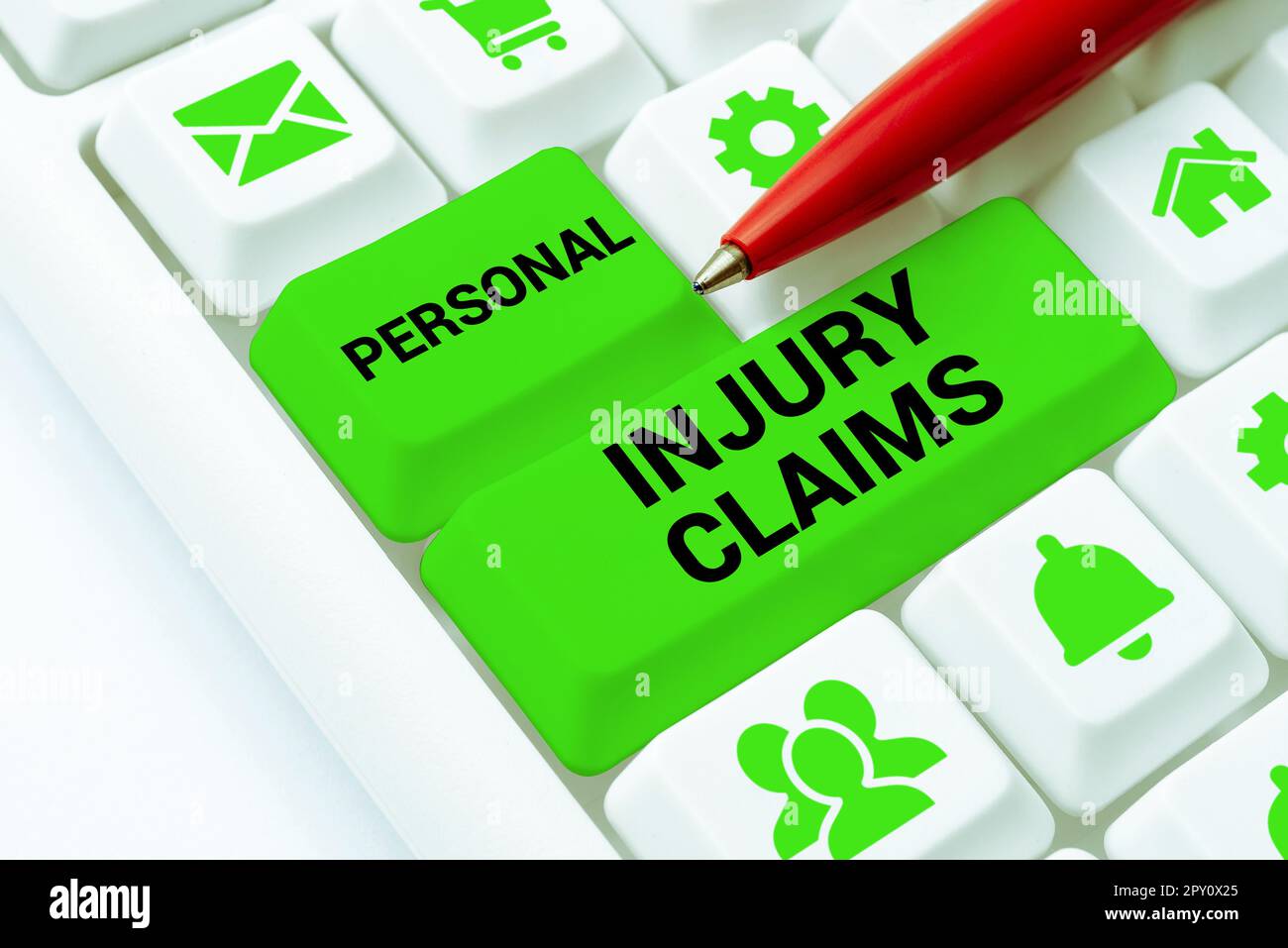 Hand writing sign Personal Injury Claims, Internet Concept being hurt ...