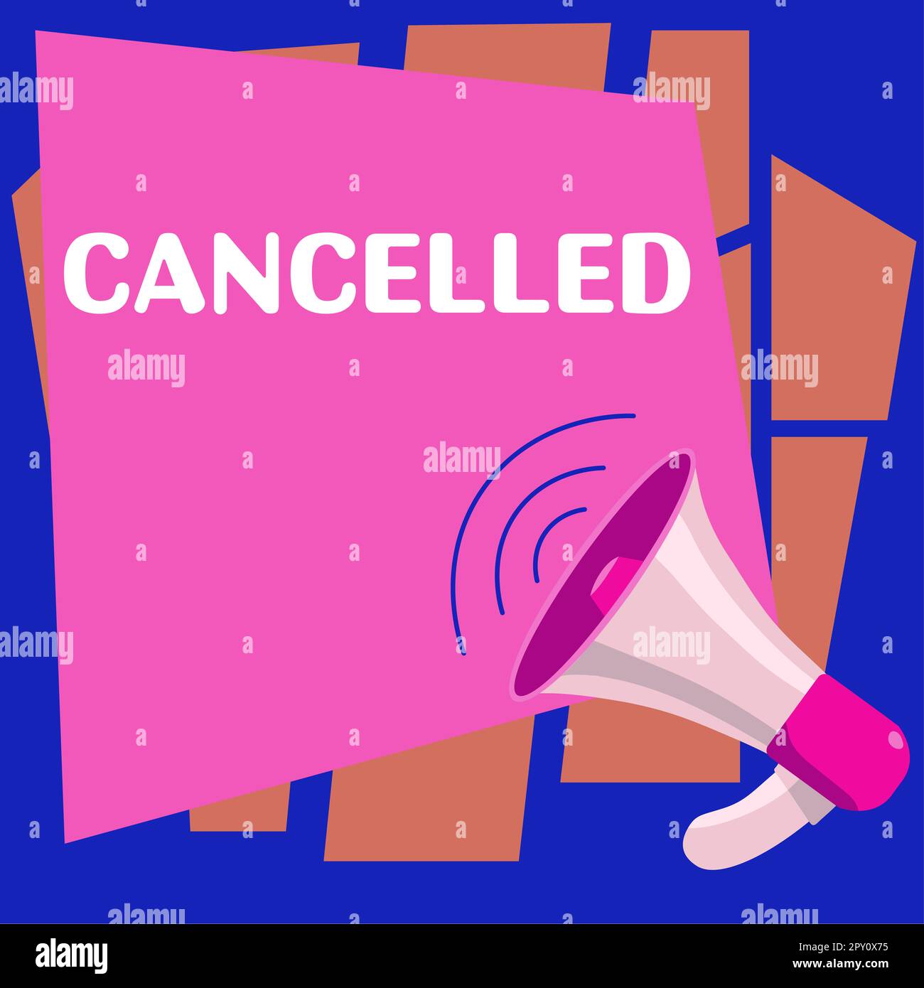 Conceptual display Cancelled, Word Written on decide or announce that ... Conceptual display Cancelled, Word Written on decide or announce that ...