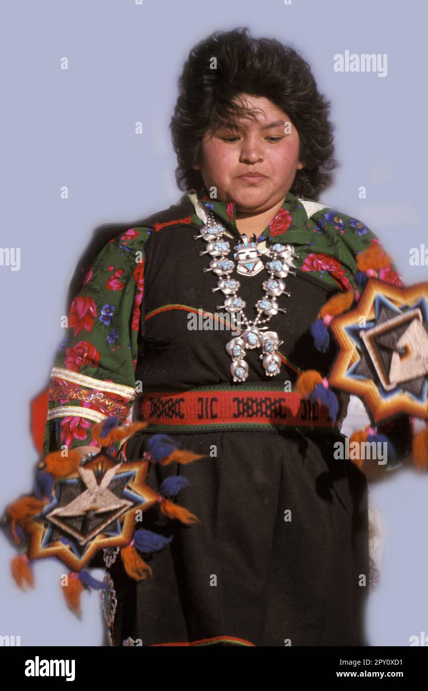 Zuni Indian Dancer, Arizona, USA Stock Photo - Alamy
