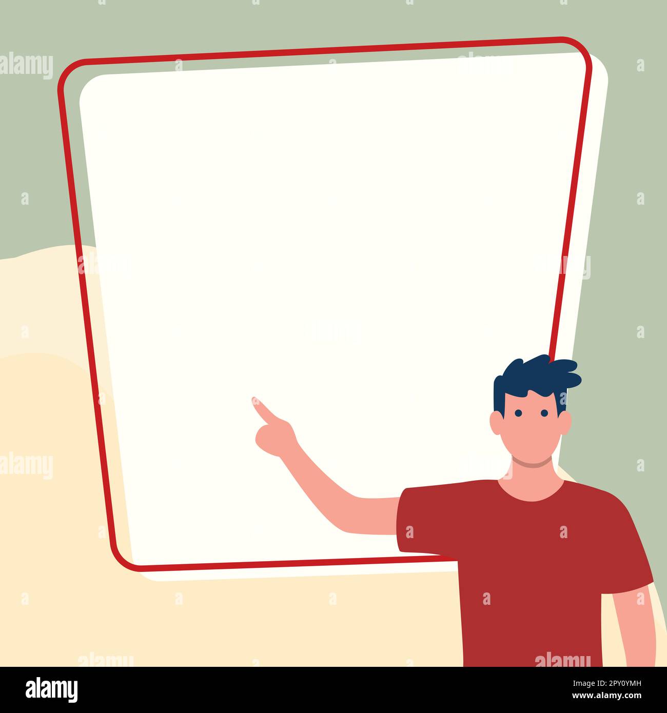 Man shows information on whiteboard. Finger pointing to table with ...