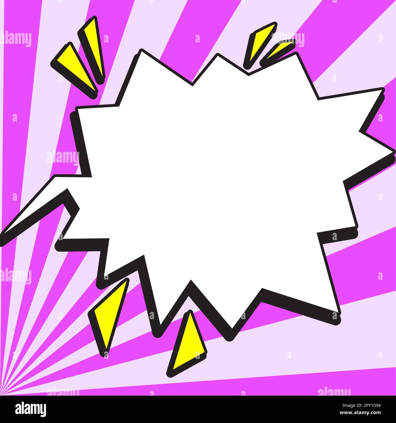 Speech Bubble With Copy Space Over Background. Template Framework For ...