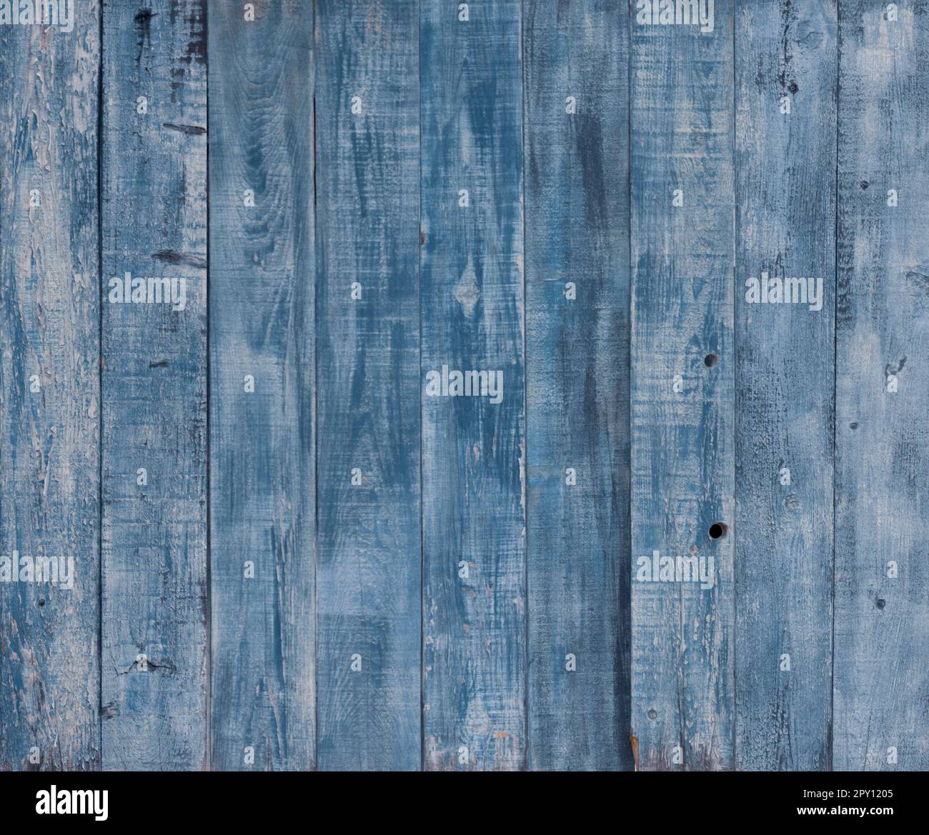 old weathered blue wood barn wall background with copy space Stock ...