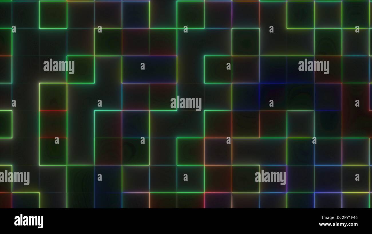 Computer generated animation psychedelic shapes hi-res stock ...